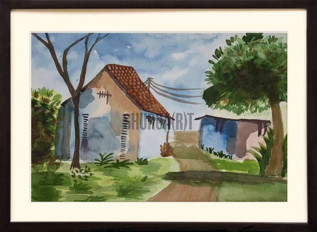 Painting of a village house – SHURUA(R)T
